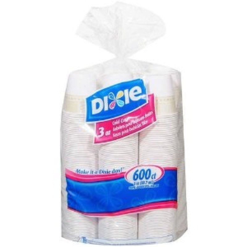 Dixie Bath Cups - 600 Count (3oz) | Snackoree