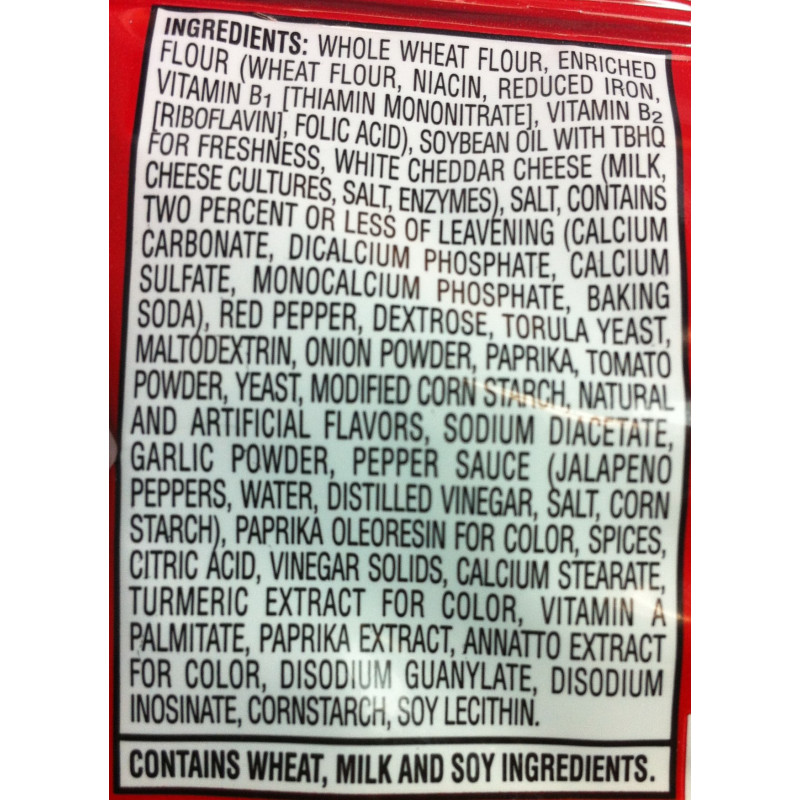 Cheez-It Whole Grain Cracker Atomic Cheddar - 0.75 oz. | Snackoree