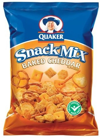 Quaker Snack Mix Baked Cheddar | Snackoree.com